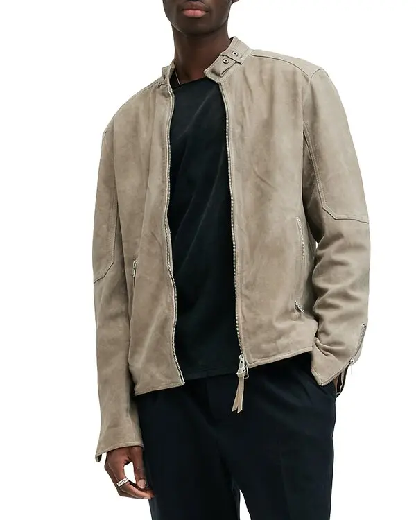 ALLSAINTS Cora Suede Bomber Jacket M